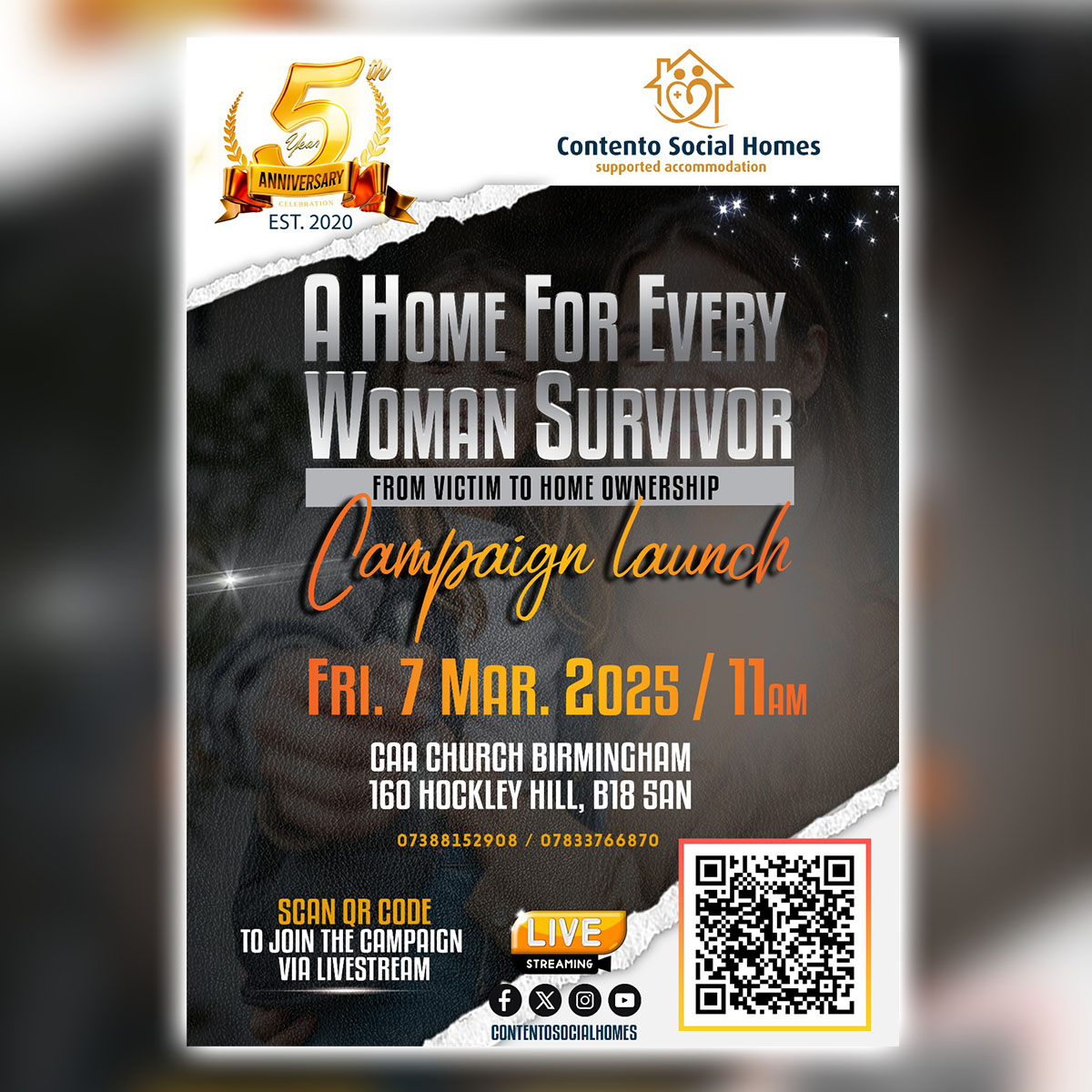A Home For Every Woman Survivor: Campaign Launch - Contento Social Homes