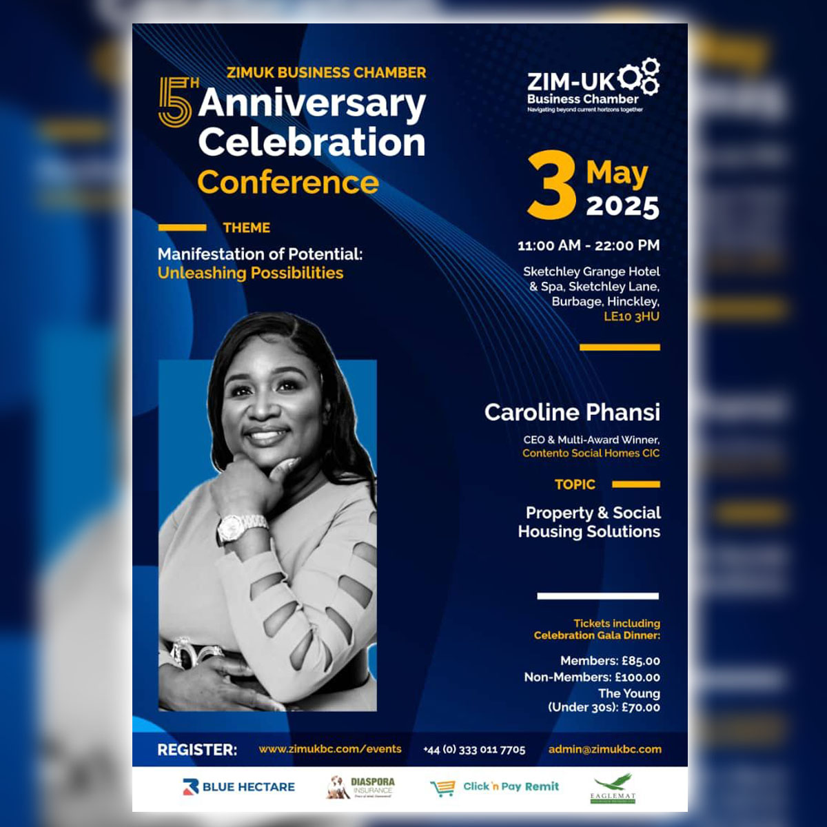Caroline Phansi To Speak At ZIMUK Business Chamber 5th Anniversary ...